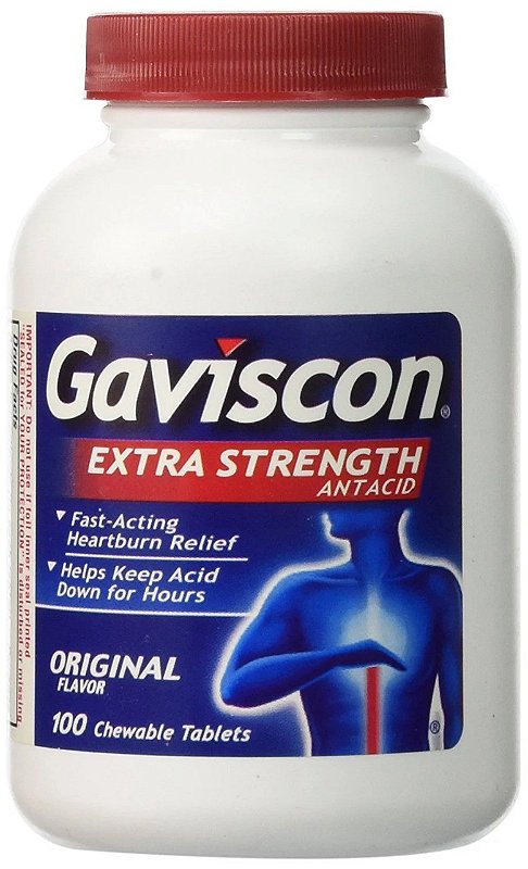 Gaviscon Antacid Extra Strength Chewable Tablets Original - Consumos da ...