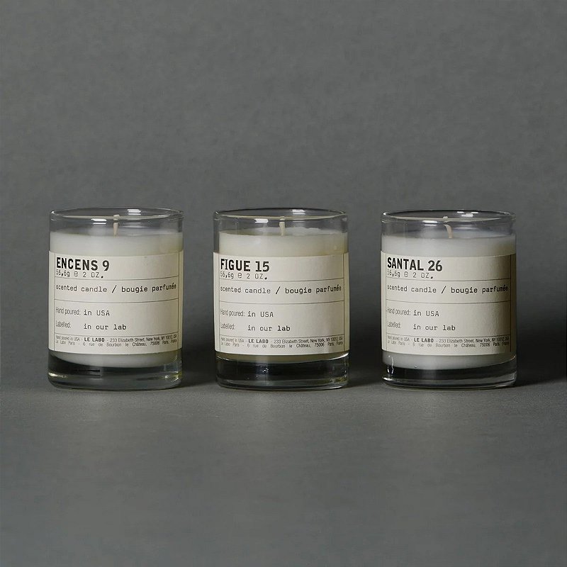 Le Labo Candle Discovery Set Mini Glass Votives - Consumos da Martina