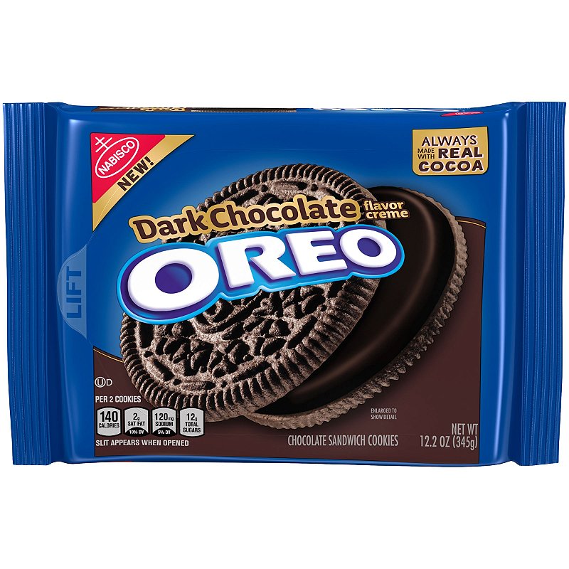 Oreo Dark Chocolate Sandwich Cookies - Consumos da Martina