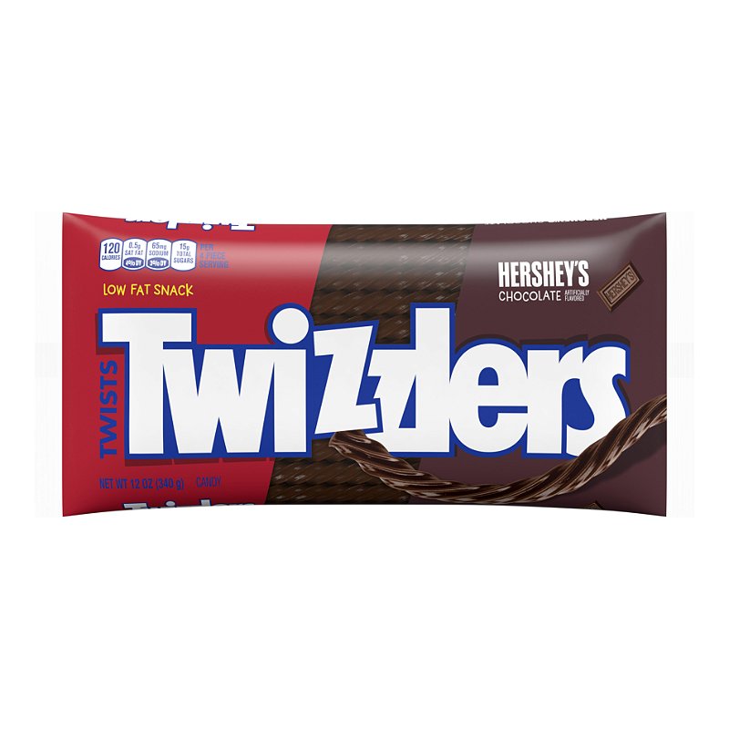 Twizzlers Chocolate Twists Licorice Chewy Candy - Consumos da Martina