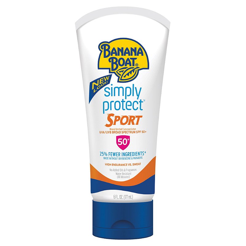 Banana Boat Simply Protect Sport Sunscreen Lotion SPF 50+ - Consumos da ...