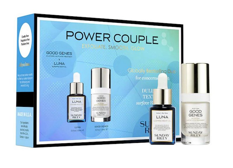 Sunday Riley Power Couple Advanced Retinol and Lactic Acid Duo ...