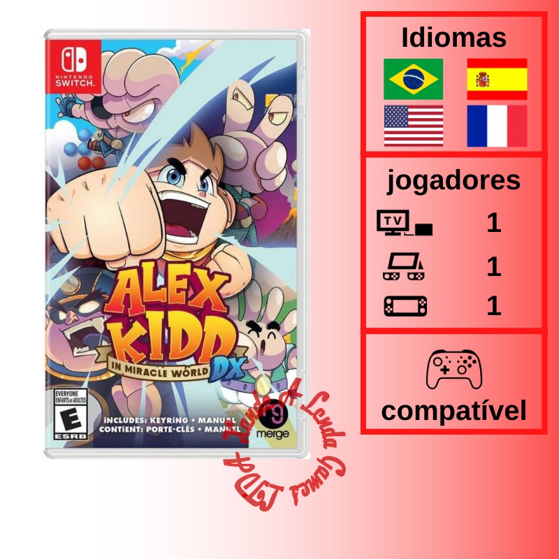 Alex Kidd In Miracle World Dx - SWITCH [EUA] - Xande A Lenda Games. A ...