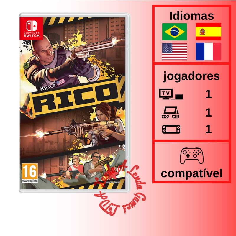 RICO - SWITCH [EUROPA] - Xande A Lenda Games. A sua loja de jogos!