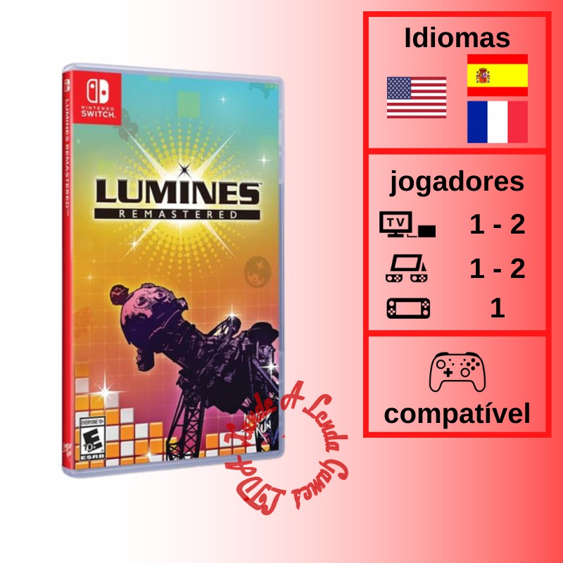 Lumines Remastered - SWITCH [EUA] - Xande A Lenda Games. A sua loja de ...