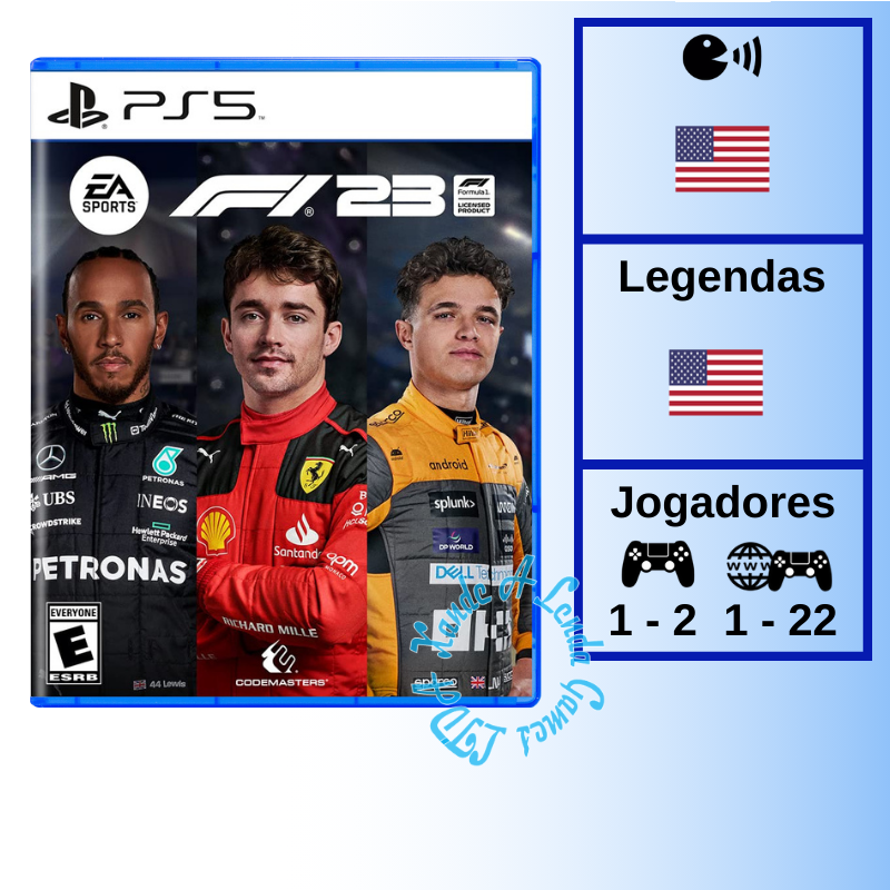 F1 2023 - PS5 [EUA] - Xande A Lenda Games. A sua loja de jogos!