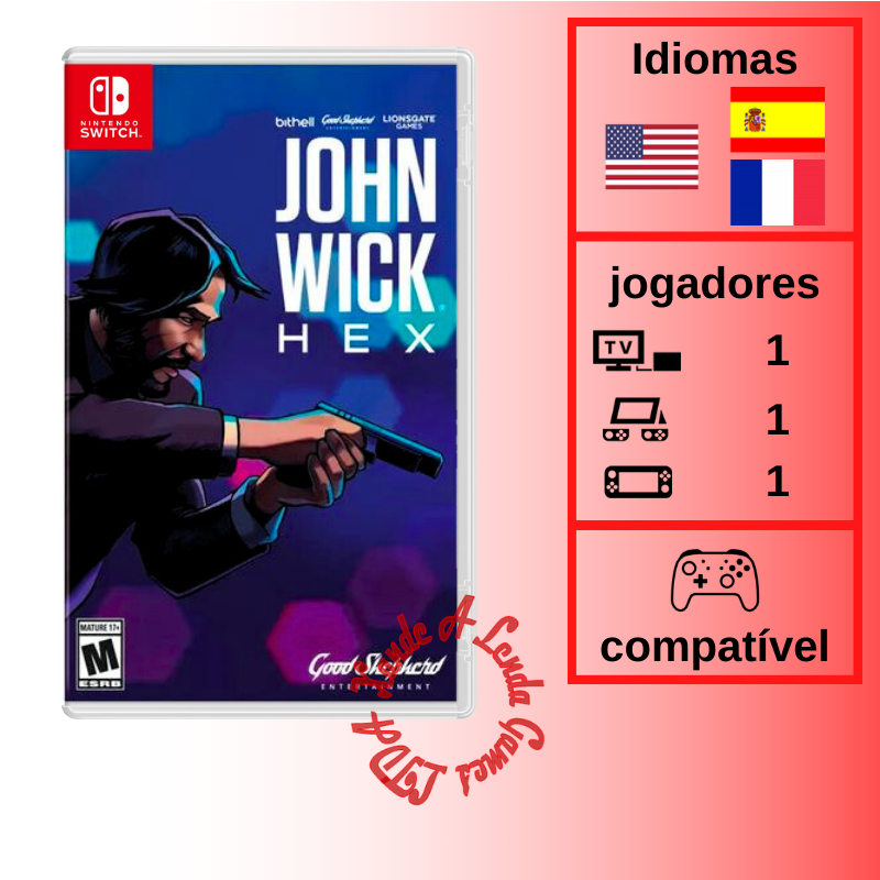 John Wick Hex - SWITCH [EUA] - Xande A Lenda Games. A sua loja de jogos!
