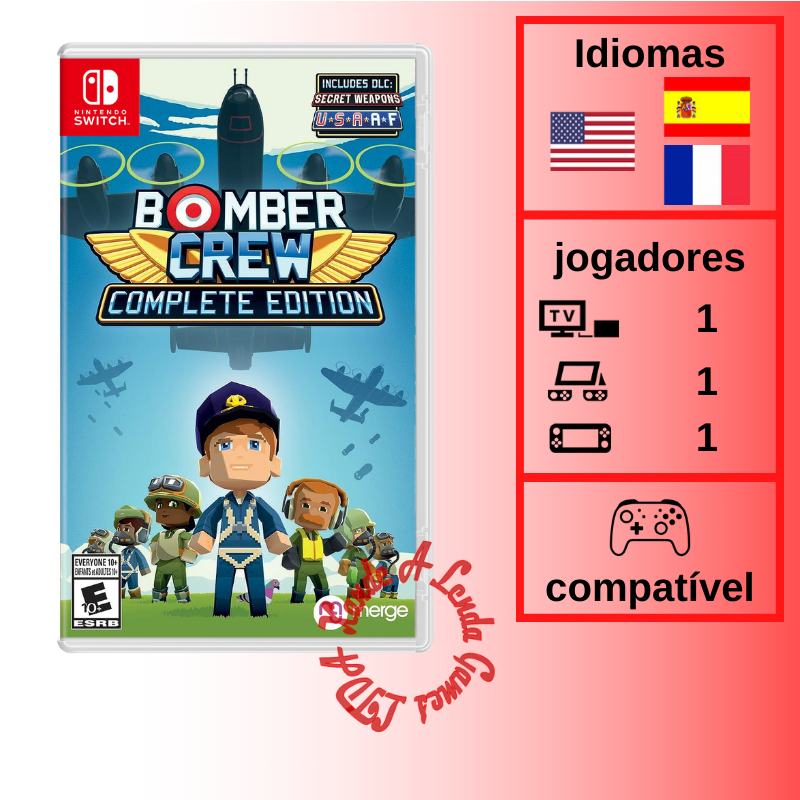 Bomber Crew Complete Edition - SWITCH [EUA] - Xande A Lenda Games. A sua loja de jogos!
