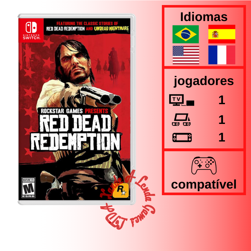 Red Dead Redemption - SWITCH [EUA] - Xande A Lenda Games. A sua loja de ...
