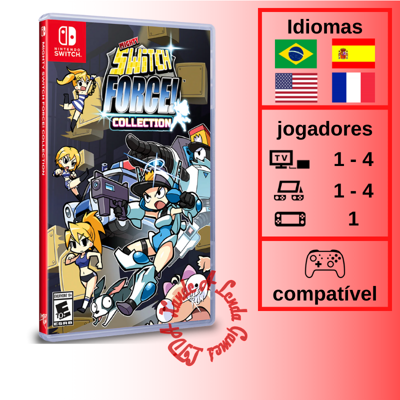 Mighty Switch Force! Collection - SWITCH [EUA] - Xande A Lenda Games. A ...