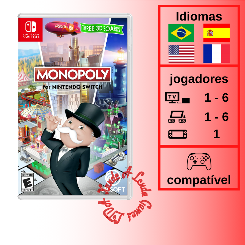 Monopoly - SWITCH [EUA] - Xande A Lenda Games. A sua loja de jogos!