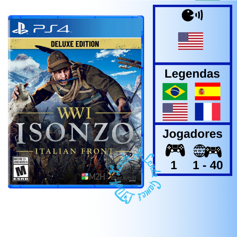 Isonzo Deluxe Edition - PS4 [EUA] - Xande A Lenda Games. A sua loja de ...