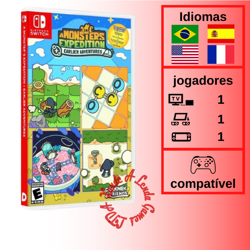 A Monster Expedition + Earlier Adventures - SWITCH [EUA] - Xande A ...