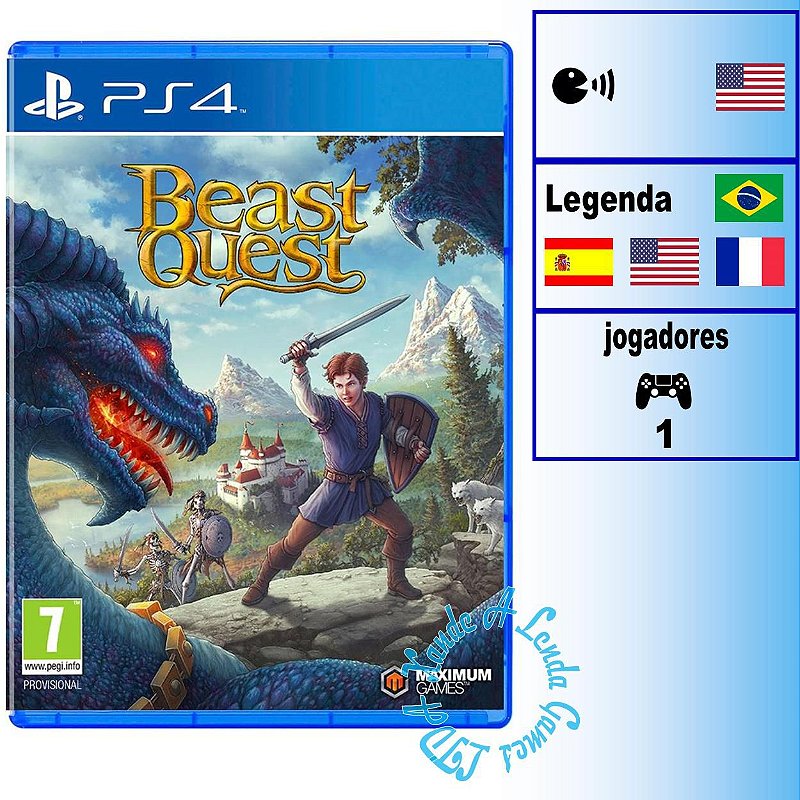 Comprar Beast Quest para PS4 - mídia física - Xande A Lenda Games. A ...
