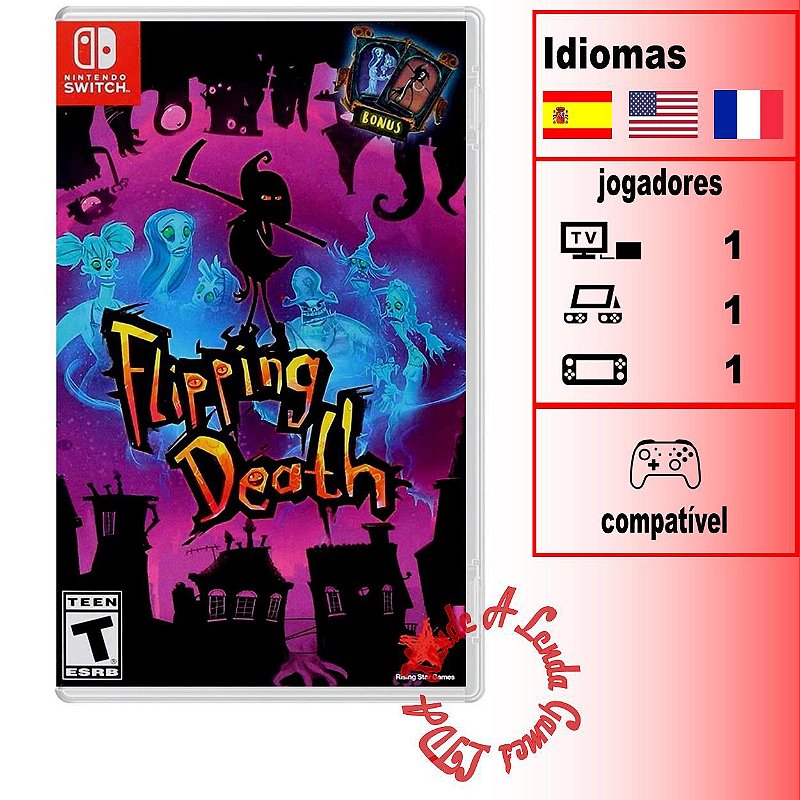 Comprar Flipping Death para SWITCH - mídia física - Xande A Lenda Games ...