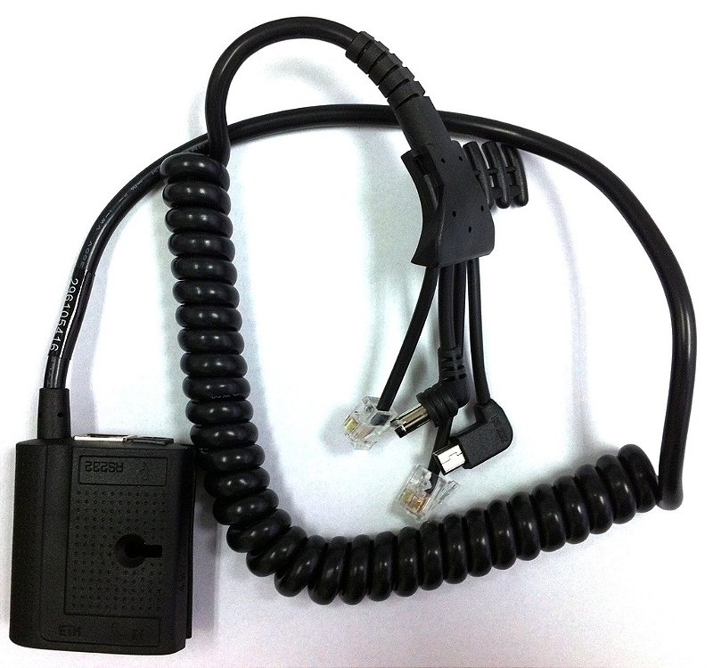 Cabo espiralado Magic Box - POS Fixo ICT 220/ ICT 250 - INGENICO - TEF TI