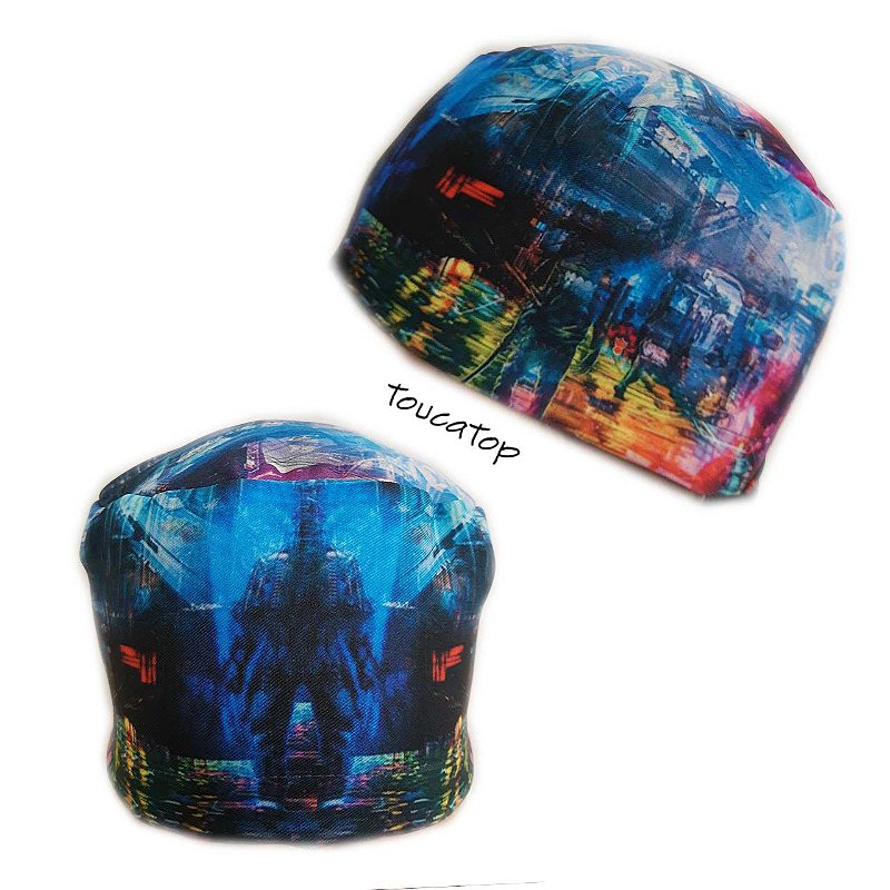 Gorro Cirúrgico, Robótica, Robô na Rua, Arte Digital - ToucaTop ...