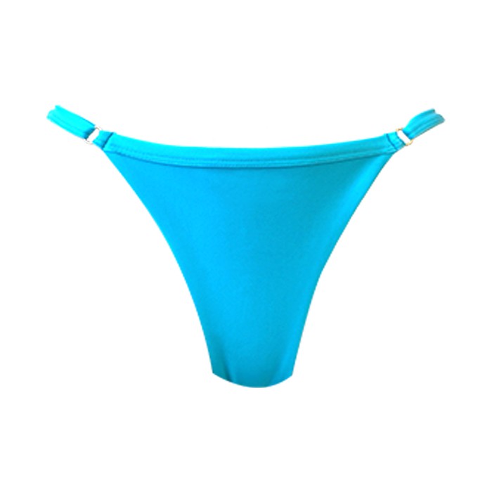 Biquíni Fio Duplo Azul Turquesa Liso Biquíni And Moda Praia Marétoa