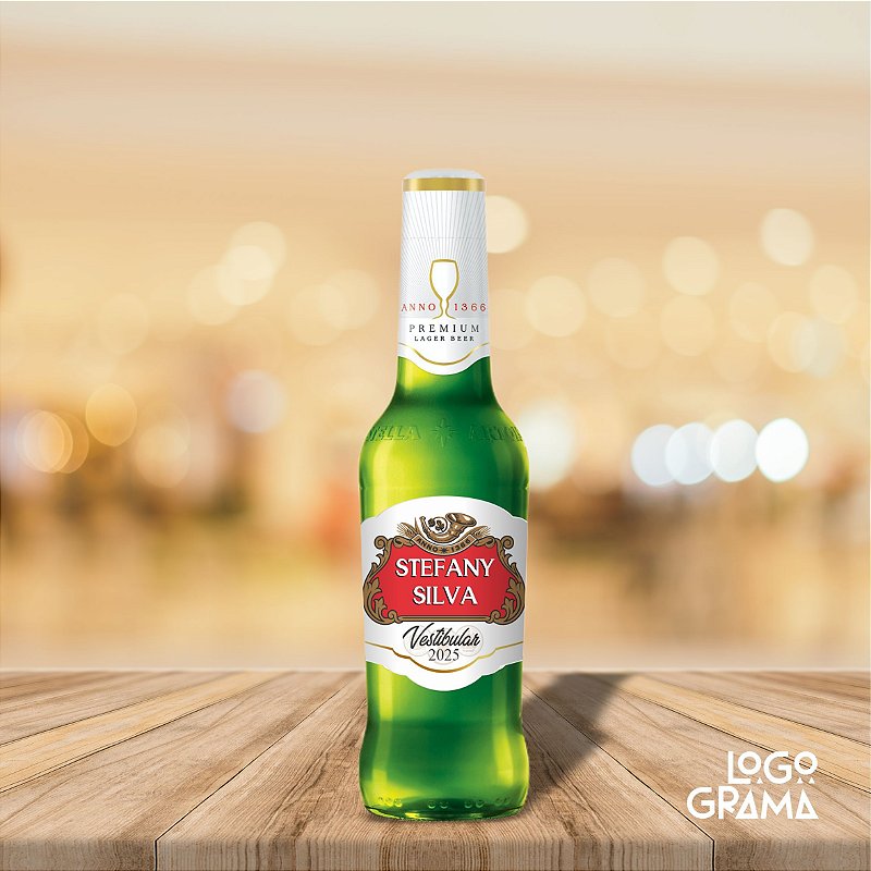 Rótulo adesivo personalizado para garrafa de cerveja Stella Artois ...