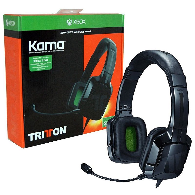 Headset Xbox One PS4 Tritton Kama Com Fio - Preto - GBinfo