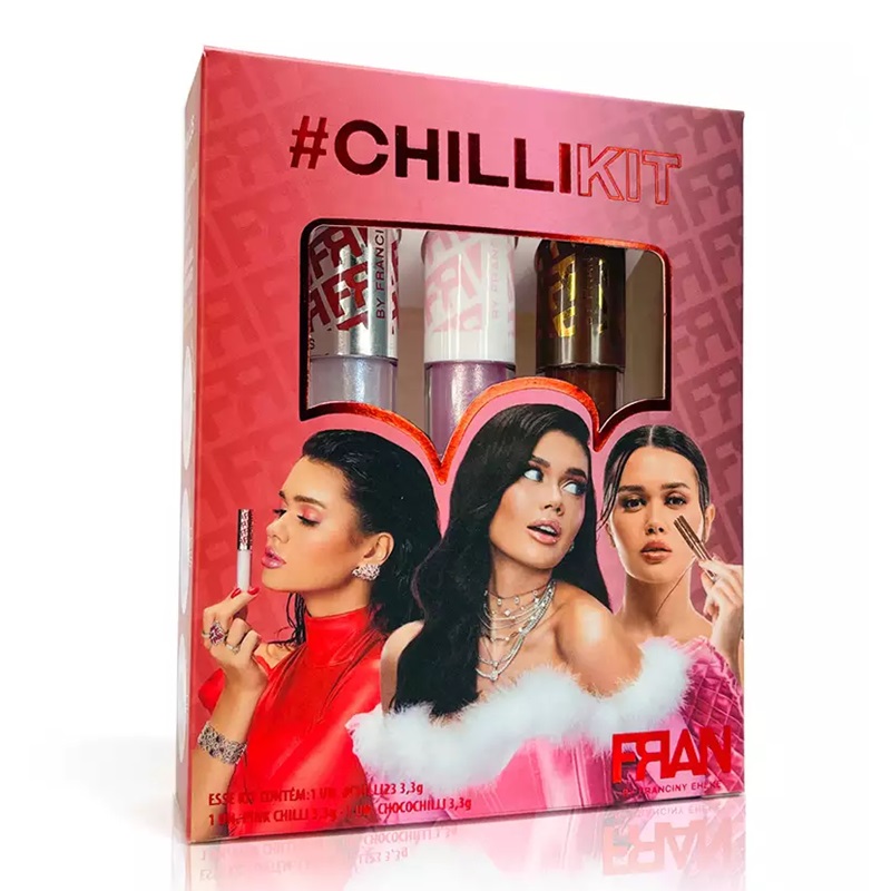 Kit Chilli Gloss Chillikit Fran Ehlke Love Store Makeup A Sua Loja De Maquiagem Online