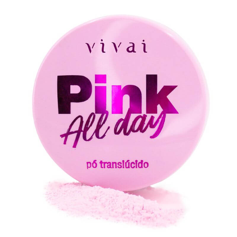 Pó translúcido solto Pink All Day - Vivai - Love Store Makeup - A sua ...