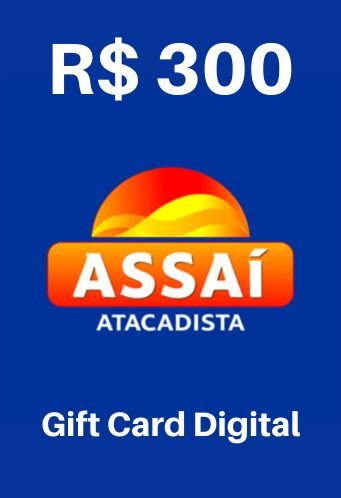 Comprar Cartão Vale Presente Assaí Atacadista 300 Reais - Card Store ...