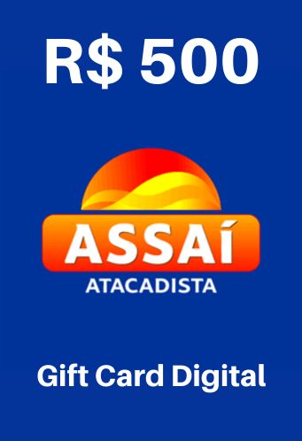 Comprar Cartão Vale Presente Assaí Atacadista 500 Reais - Card Store ...