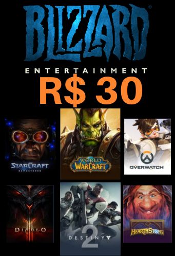 Comprar Cartão Battle.net R$50 Reais Gift Card Blizzard - Card Store ...