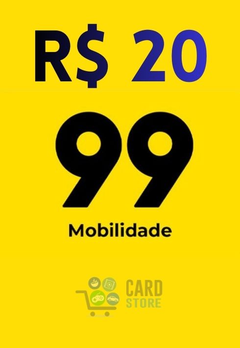 99 Mobilidade Gift Card – Compre Online no CardStore.com.br - Card ...
