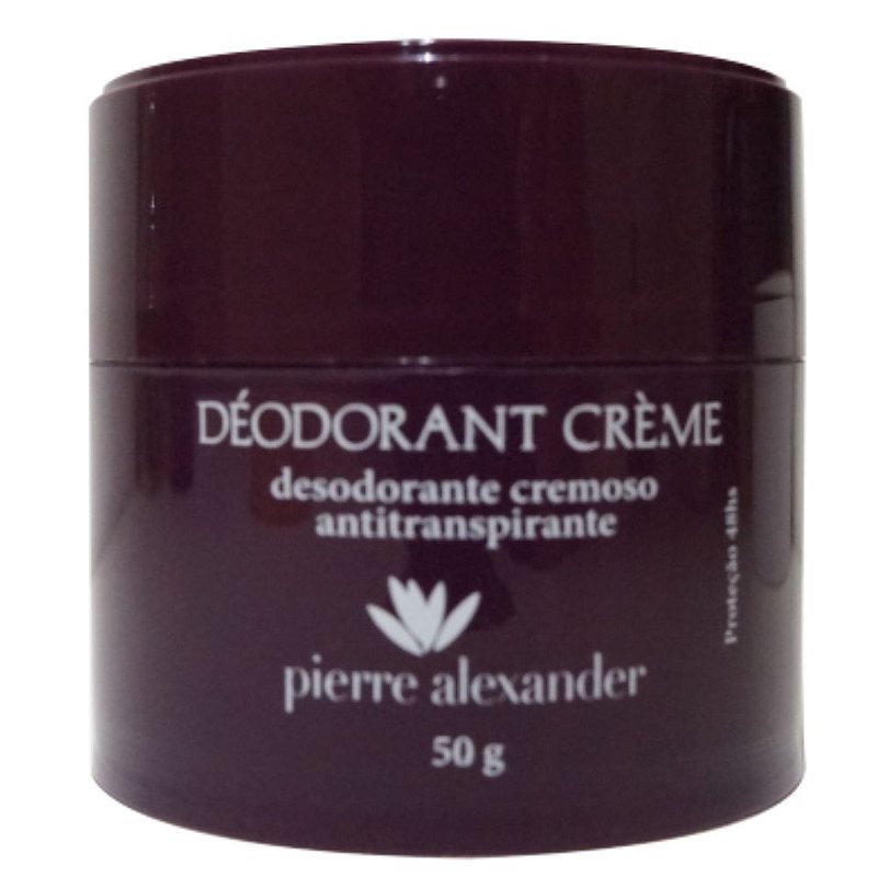 Desodorante em Creme 50g - Pierre Alexander - Encanto da Beleza Cosméticos