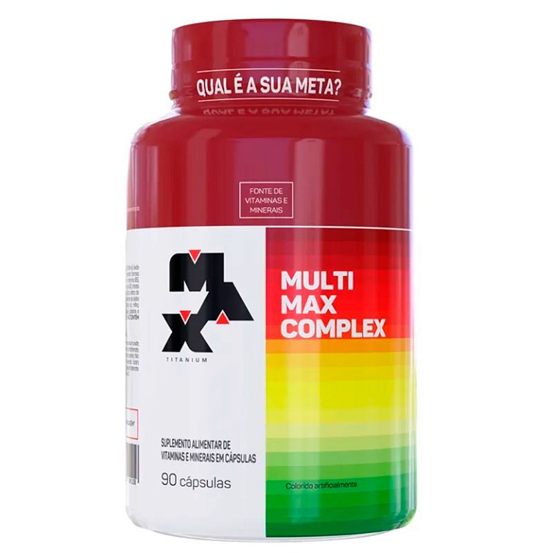 Multi Max Complex Max Titanium - Tudo em Suplementos Alimentares