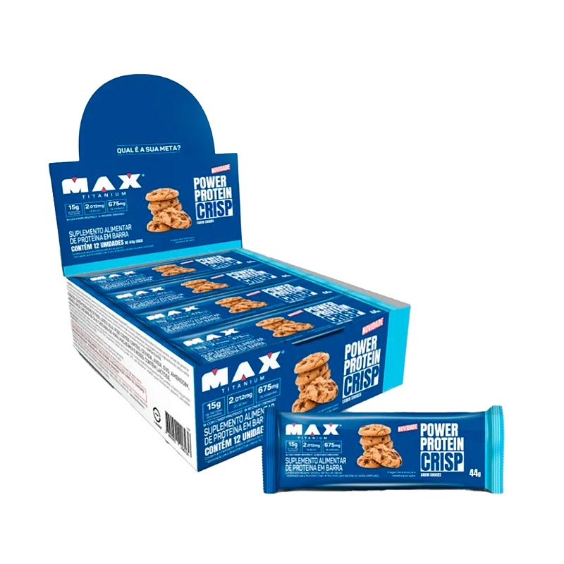 Power Protein Crisp Max Titanium – Sabor Crocante e Alta Performance ...