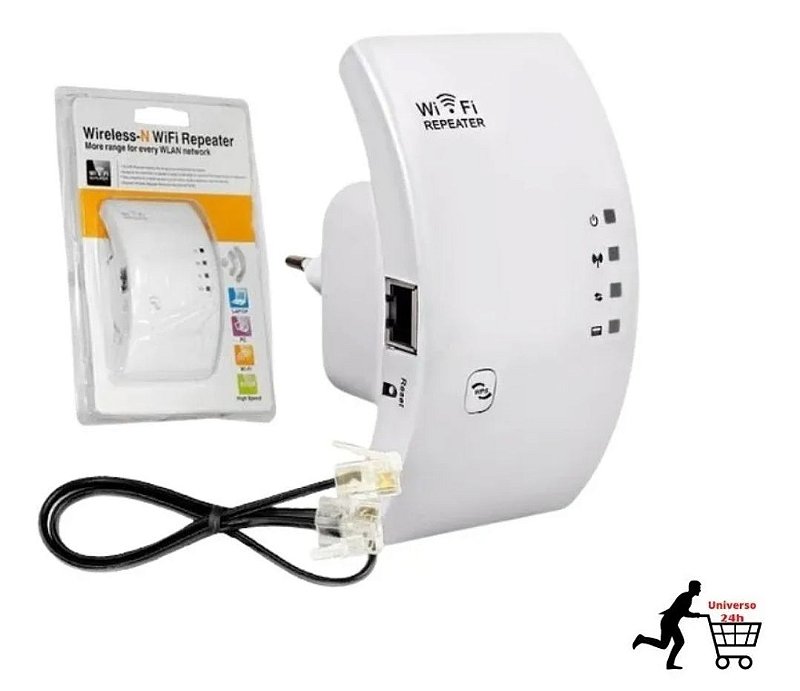 Repetidor de Sinal Wifi 2.4Ghz - Loja Riopel
