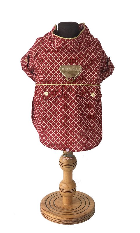 Camisa Para Cachorro DuDog Vest Vermelho - Pandora Boutique Pet