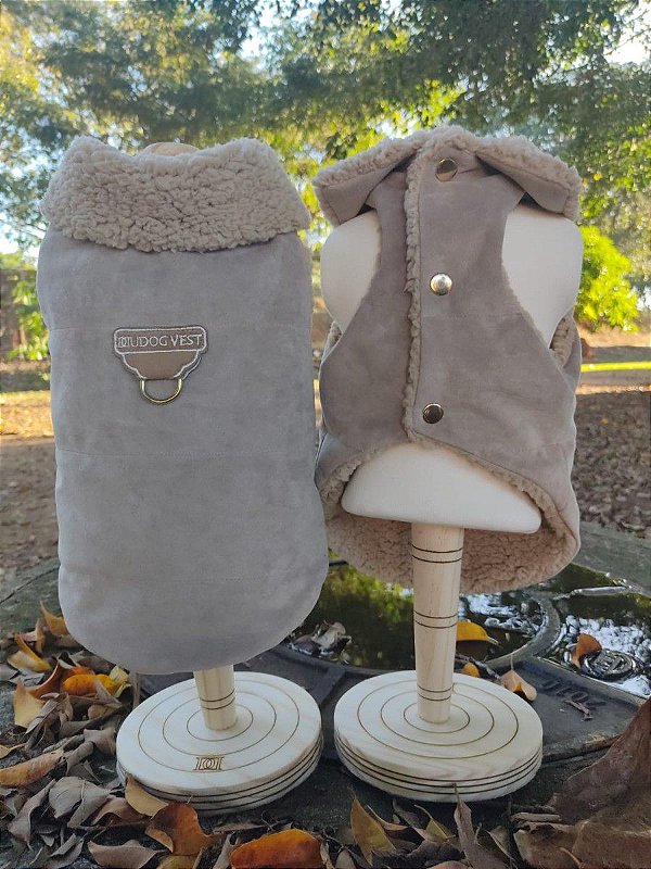 Jaqueta Para Cachorro DuDog Vest Suede Fendi - Pandora Boutique Pet