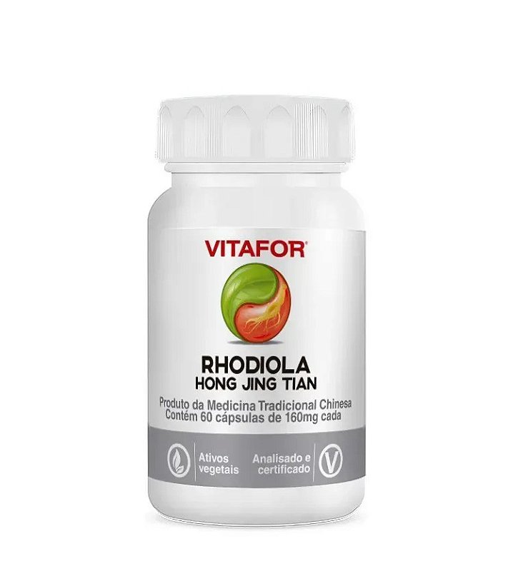 Rhodiola Hong Jing Tian - 60 Cápsulas 160mg - Vitafor - Casa do ...