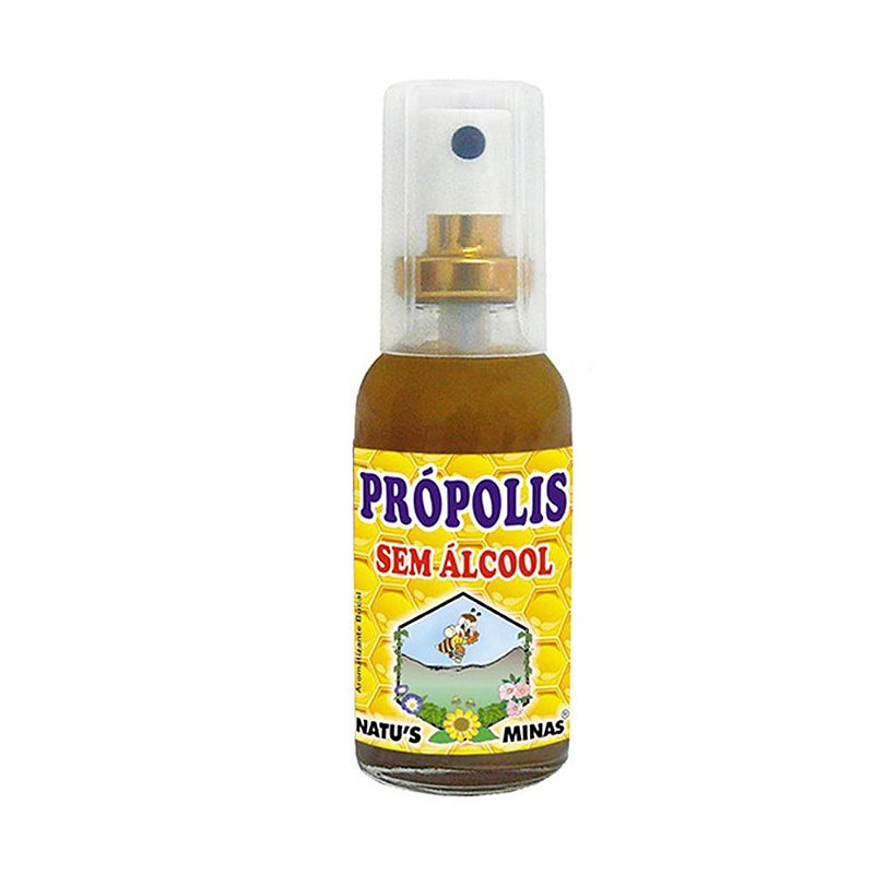 Extrato de Própolis Sem Álcool Spray - 30ml - Natus Minas - Casa do ...