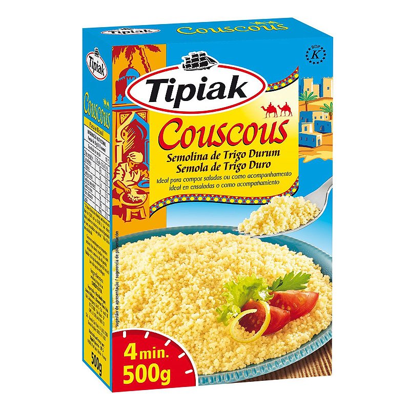 Couscous - 500g - Tipiak - Casa do Naturalista - Produtos Naturais em Amparo-SP