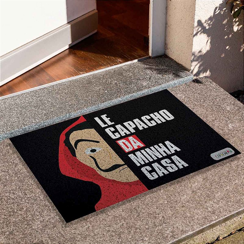 Capacho Série - Le Capacho De Mi Casa Preto - www.capacheria.com.br