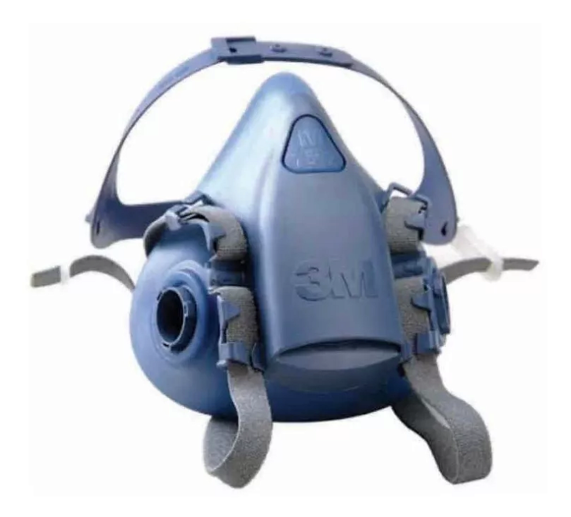 Máscara respirador semi facial 7502 3m C A 12011 - Virtua Epis