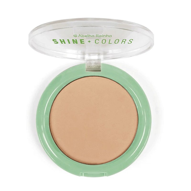 Shine Colors - Pó Compacto Bege Médio Com Fps 15 - 10g - Revenda na Net