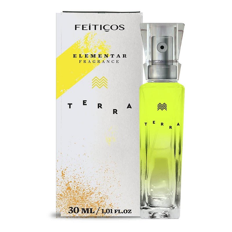 Terra Perfume Elementar Fragrance 30ml Feitiços - Sex Shop Loja Fetiches