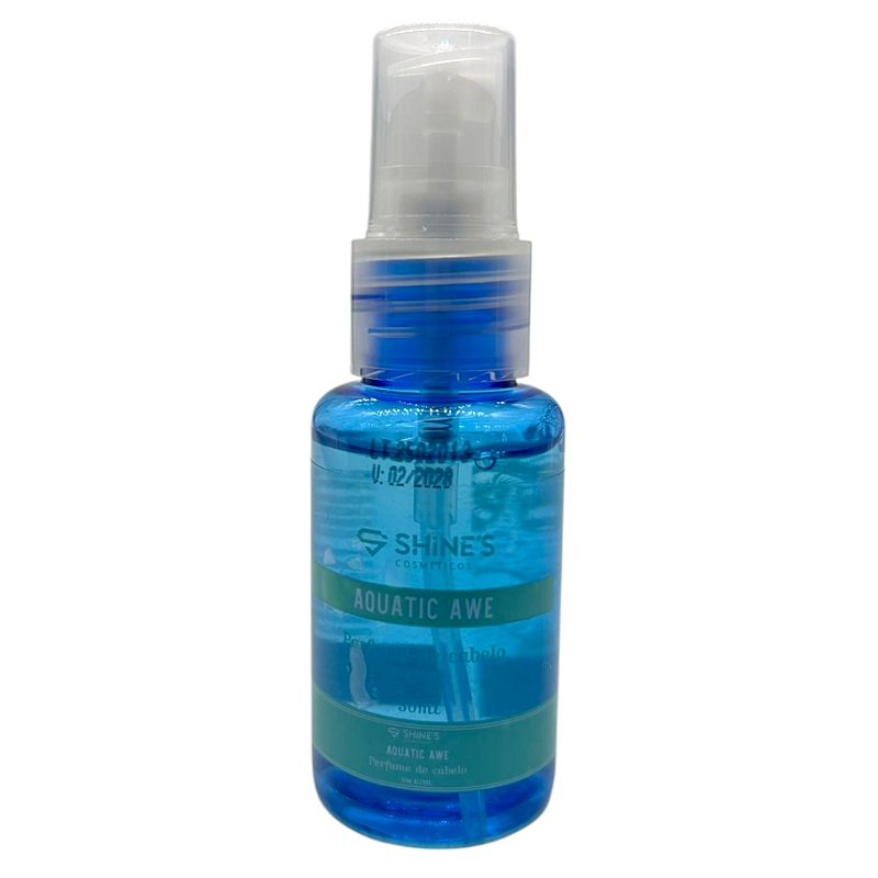 Perfume de Cabelo Sem Álcool Shines 30ml Aquatic Awe SH4012 - Maquiagem ...