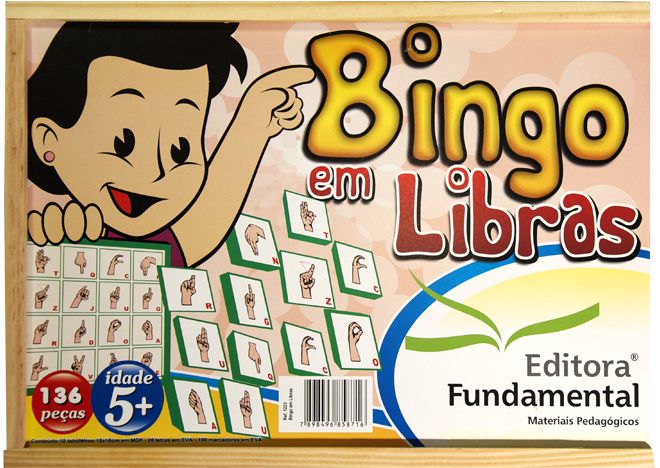 Bingo em Libras - 136 peças - Planeta Pedagógico