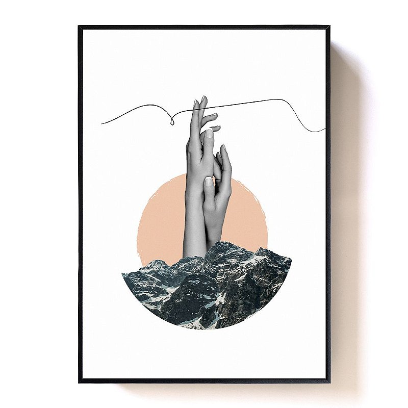 MINIMALISM HANDS - Quadros decorativos