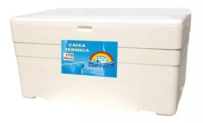 Caixa Isopor Termica Isoterm 170L - Limaplast Embalagens