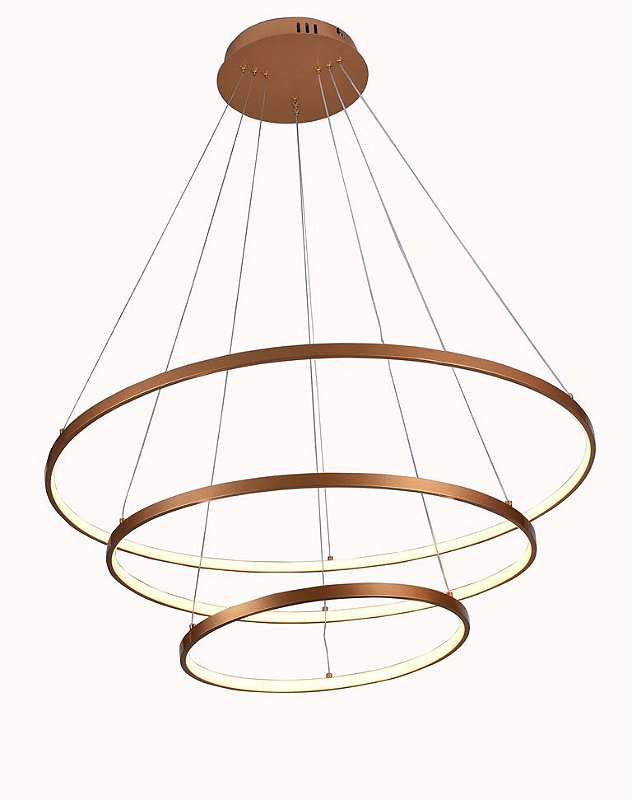 Pendente circular aliance anel em Led 3000k bivolt Dinâmica - Luz ...