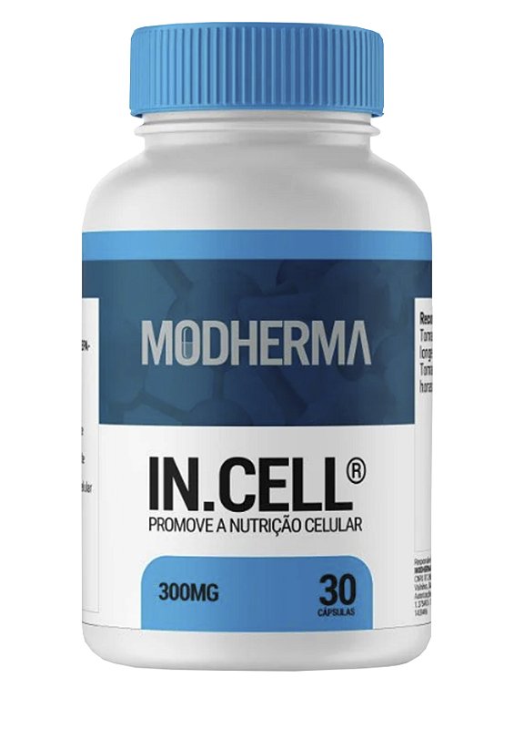 In.Cell® 300mg - 30 cápsulas | Promove a nutrição celular - Modherma ...