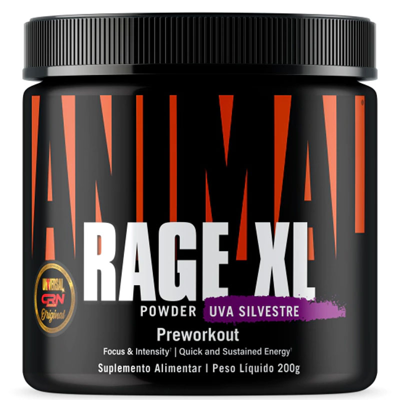 ANIMAL RAGE XL UVA SILVESTRE - 221G UNIVERSAL NUTRITION - Universal ...